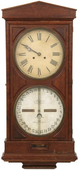 Ithaca No. 3 Calendar Wall Clock Price Guide