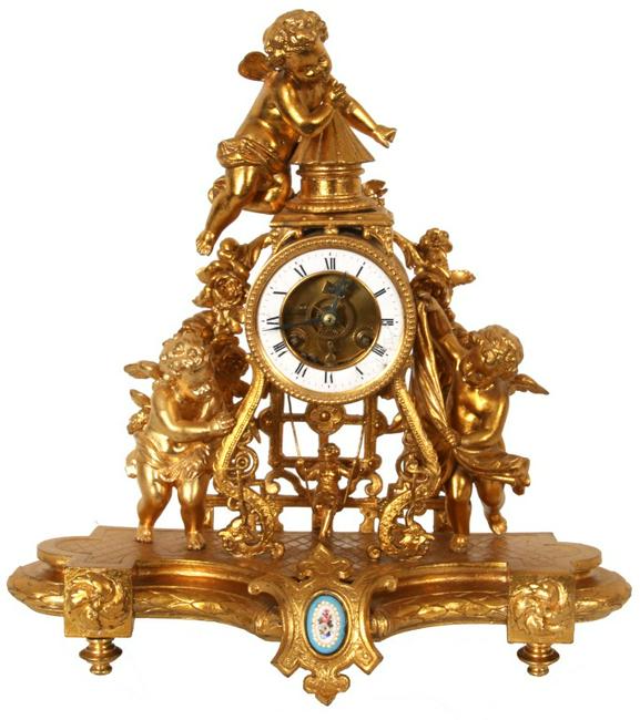 Farcot Swinging Girl Mantel Clock Price Guide