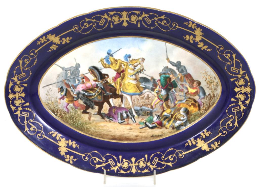 Sevres Battle of Pavia Platter - Oct 17, 2020 | Fontaine's Auction ...