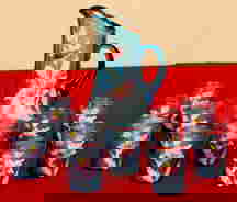 Hand Painted Victorian Lemonade Set - Jul 20, 2013 | Old Barn Auction ...