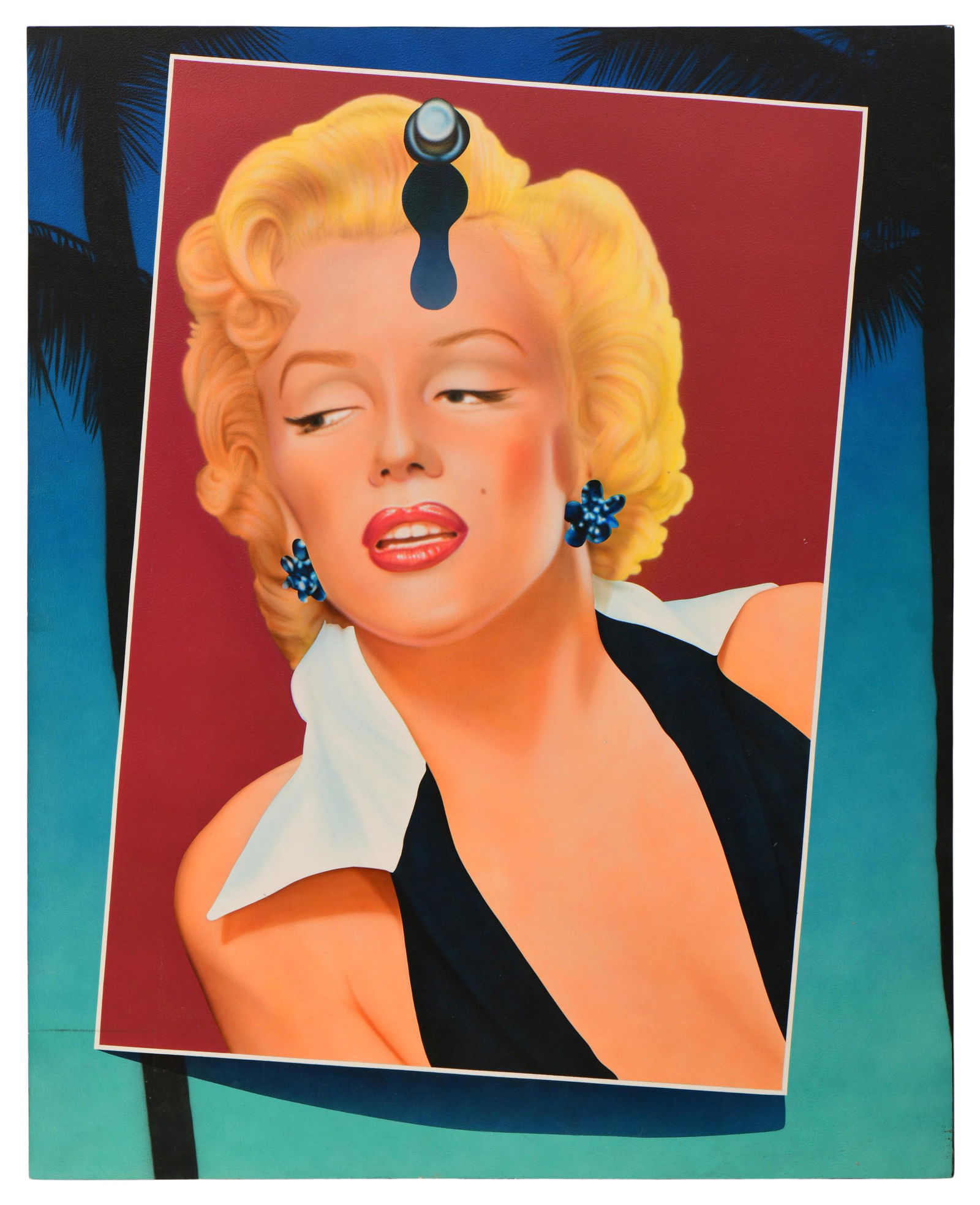 Marilyn Monroe Oil Painting by George Mead (#0084) on Jan 08, 2022 ...