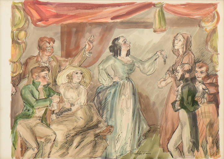 Helen Farr Sloan (American, 1911-2005) (#0094) on Jan 08, 2022 ...