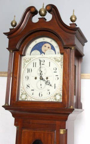 88: Bigelow & Kennard Mahogany Grandfather Clock