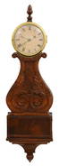 Attributed to Aaron Willard Jr. (1783-1864), Lyre Banjo Clock, Boston ...