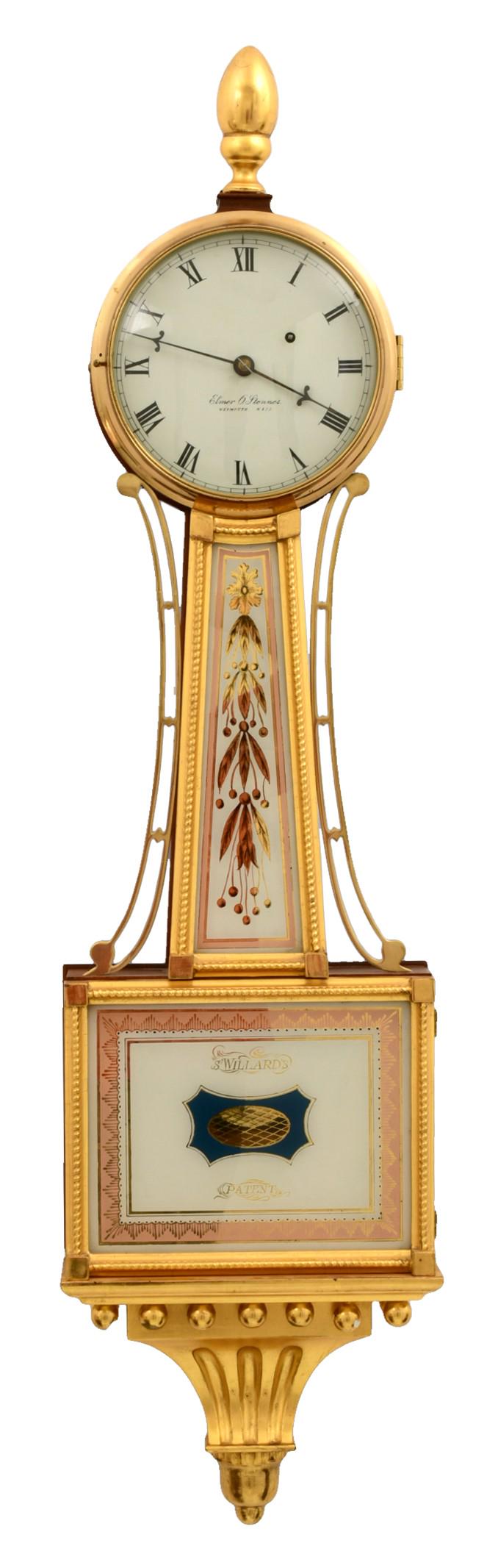 Elmer O. Stennes Presentation Banjo Clock