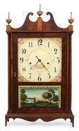 Eli Terry "Inside-Outside" Pillar & Scroll Shelf Clock (#0096) on Oct ...