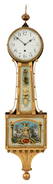 Attributed to Aaron Willard Jr. (1783-1864), Lyre Banjo Clock, Boston ...
