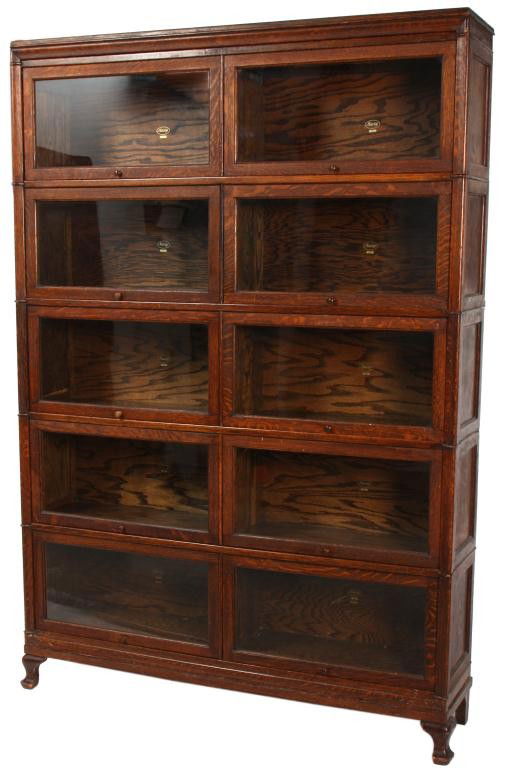 23: Oak Macey Double Stacker Bookcase