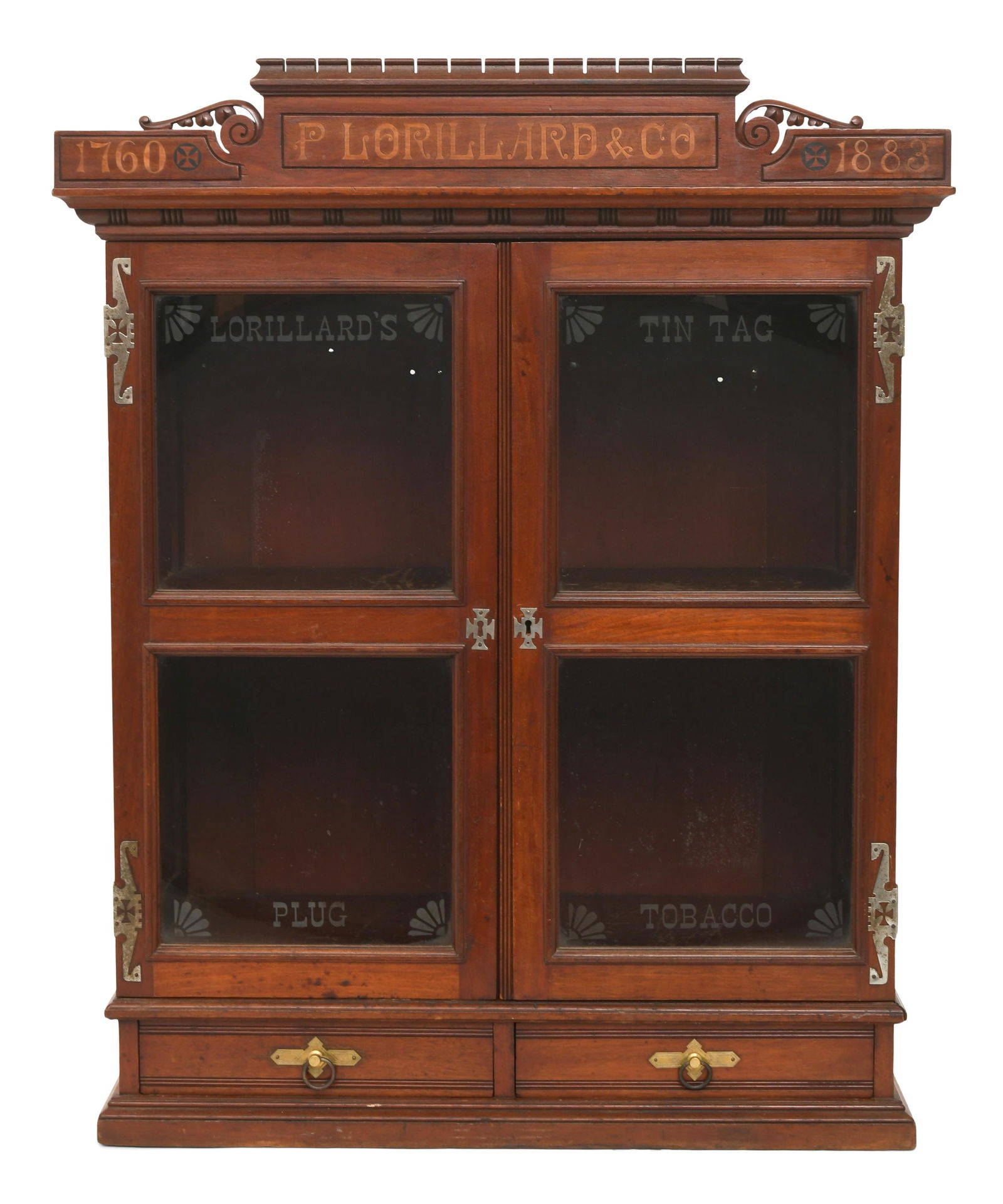 P. Lorillard & Co. Advertising Cigar Cabinet - Mar 04, 2023 | Fontaine ...