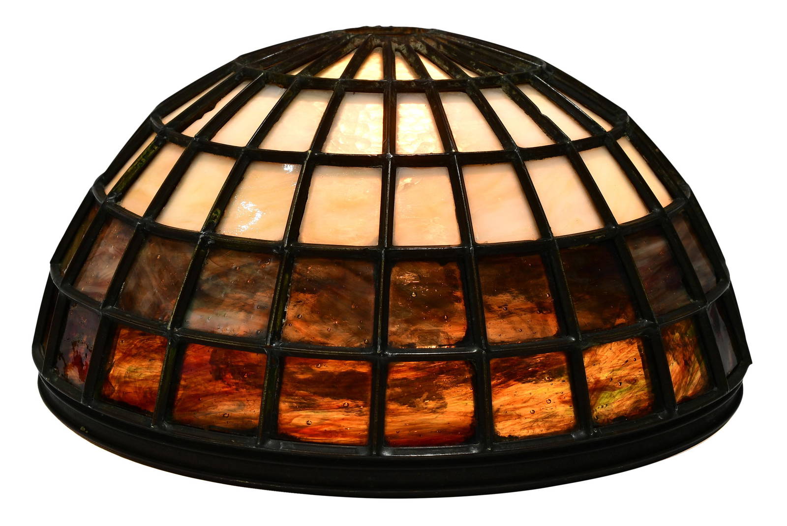 American Leaded Glass Lamp Shade Auction