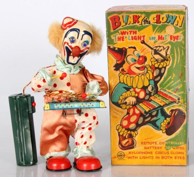 Blinky The Clown Battery Op Toy : Lot 108