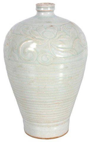 Annamese Celedon Iris Vase