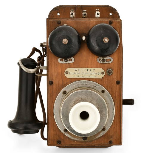 Western Telephone Construction Co. Wall Phone With Receiver