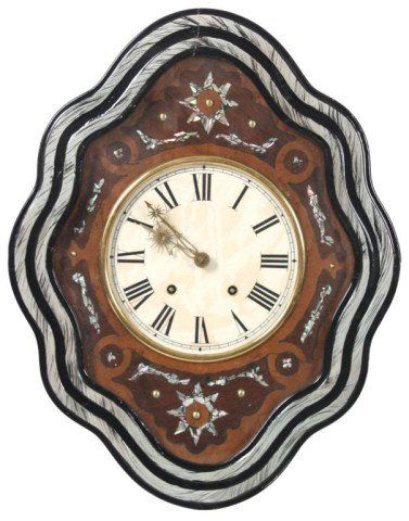 16: French Baker’s Inlaid Wall Clock