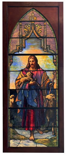 Tiffany Glass & Decorating Co. "the Good Shepherd" Window
