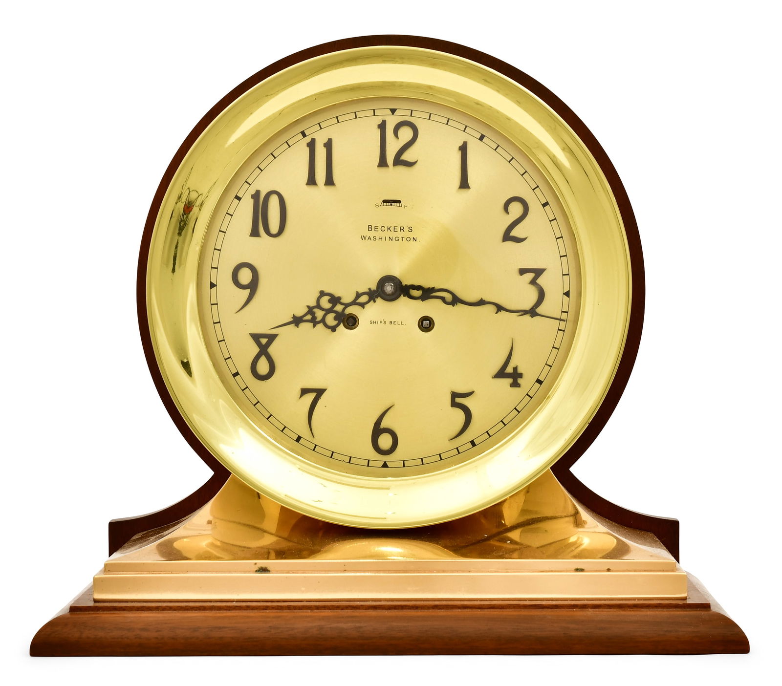 Chelsea Clock Co. "commander" Marine Clock With 8 1/2-inch Special Dial ...