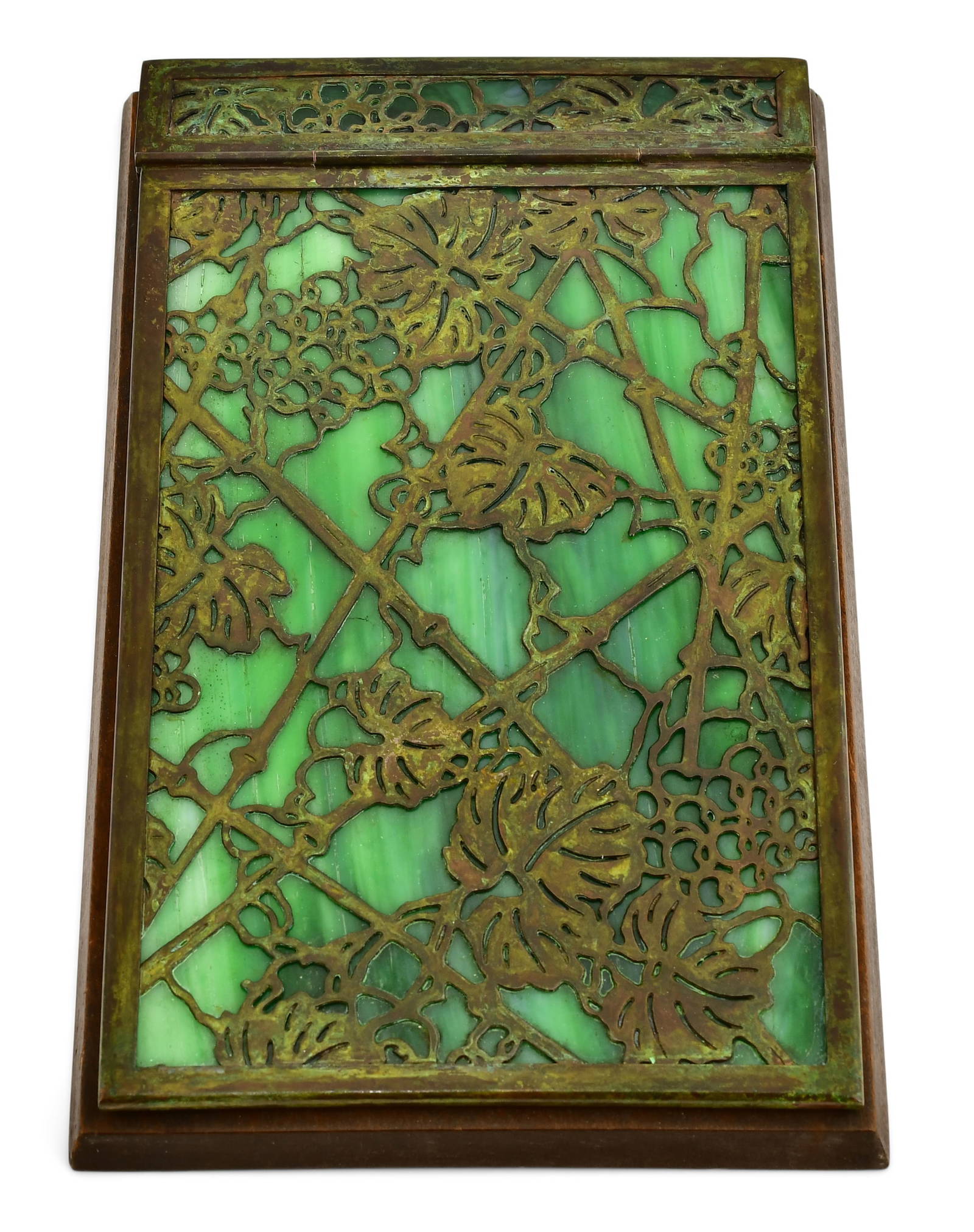 Tiffany Studios "grapevine" Notepad Holder Auction