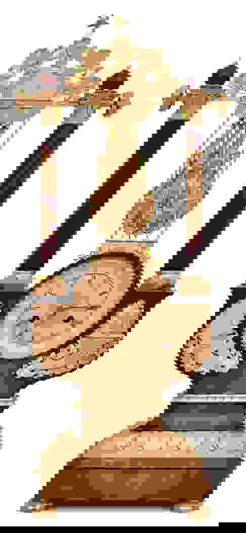 French Empire Gilt Bronze-mounted Mahogany Lyre Clock Auction