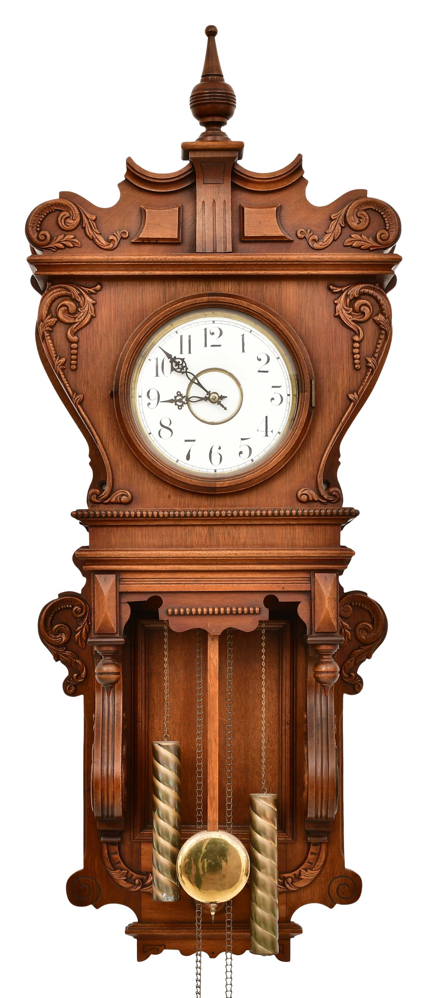 Waterbury Clock Co. "library" Wall Clock Auction