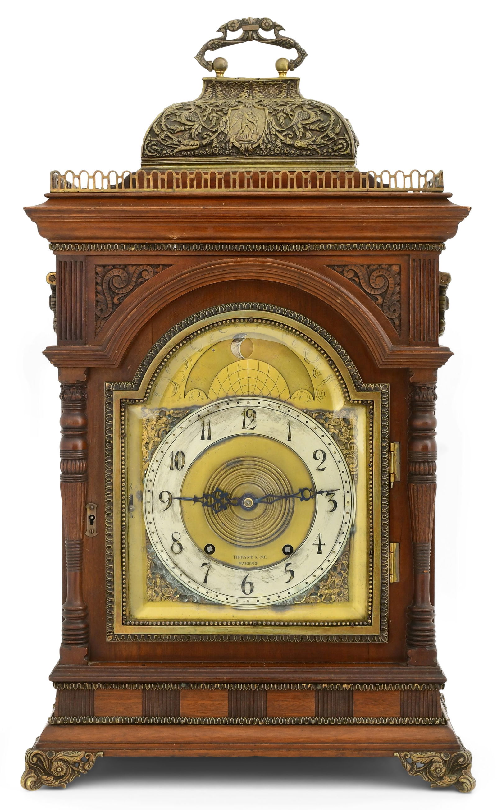 An Important Tiffany & Co. Makers Bracket Clock, Made For Charles W ...