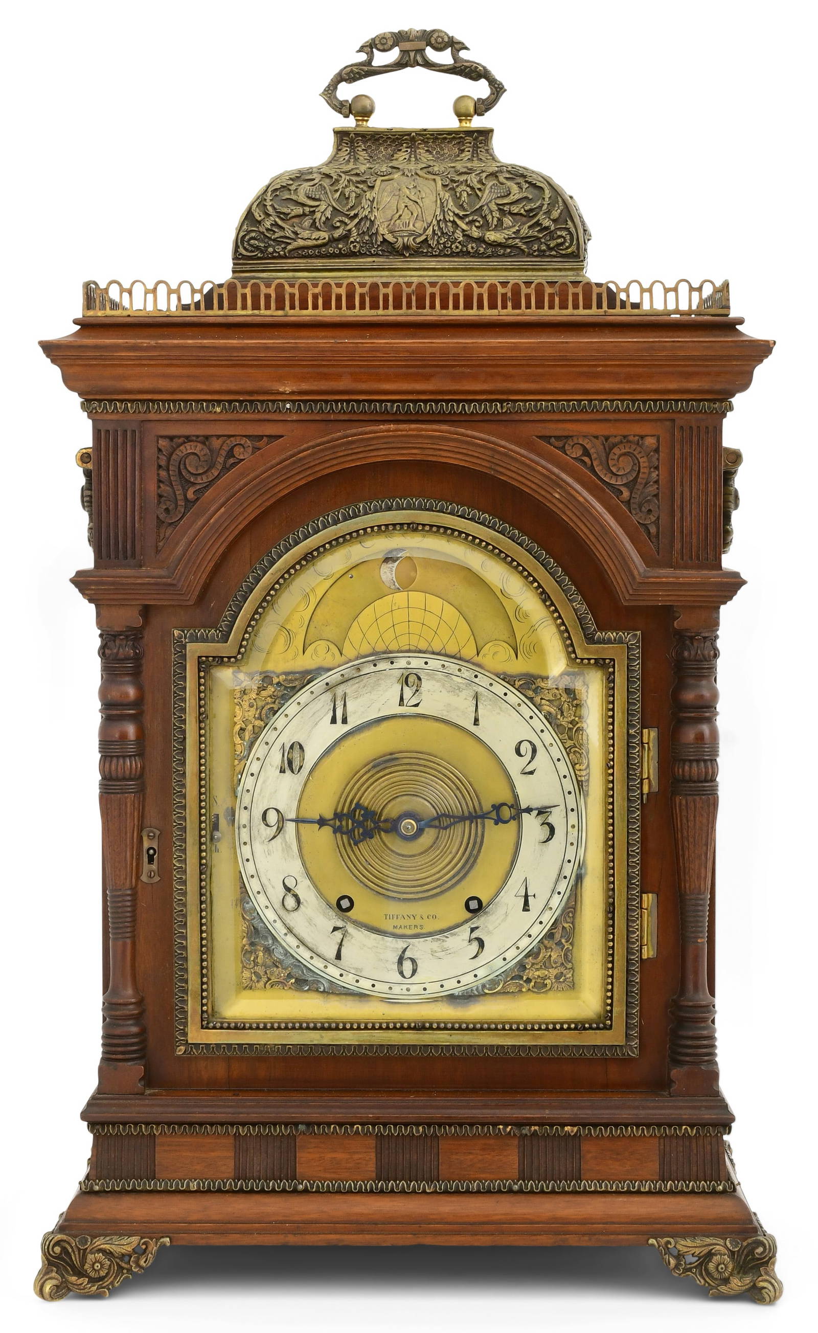 An Important Tiffany & Co. Makers Bracket Clock, Made For Charles W ...