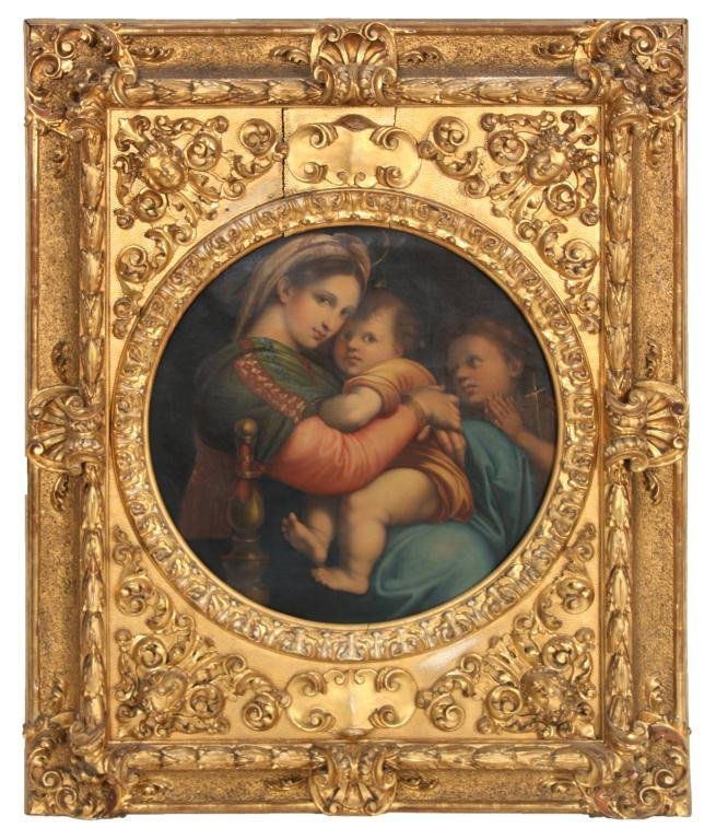 Lg. Raphael's O/C Madonna Della Sedia