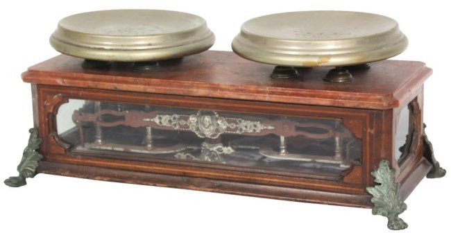 Italian Marble Top Balance Scale