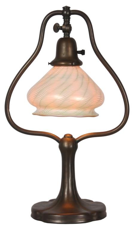 Handel Harp Desk Lamp - Oct 26, 2013 | Fontaine's Auction Gallery in MA