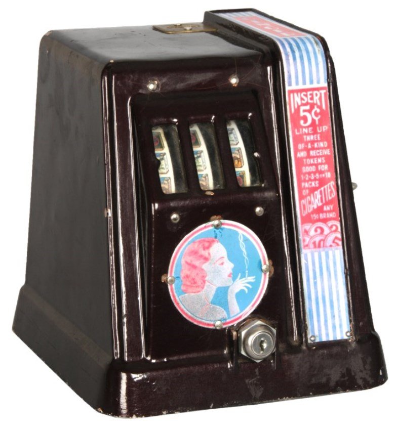 Groetchen Ginger Cigarette Slot Machine