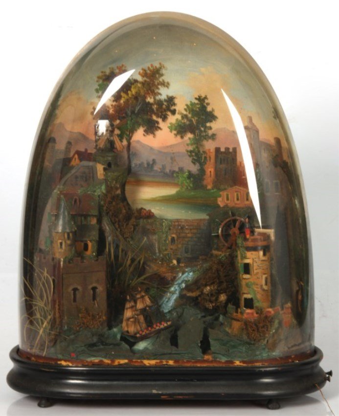 Rocking Ship Automaton Under Dome