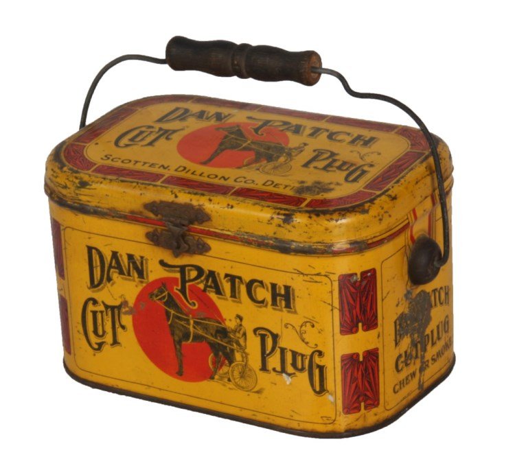 Dan Patch Cut Plug Tobacco Lunch Pail