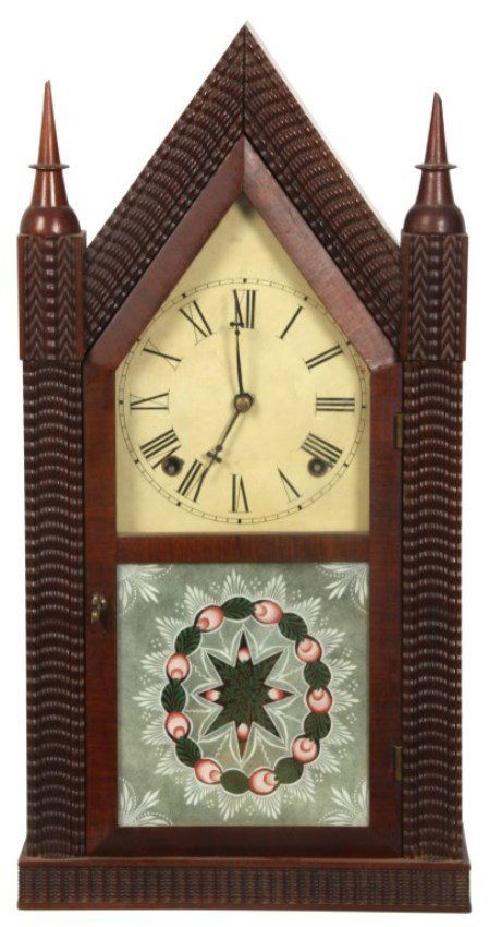 J.C. Brown Forestville Ripple Front Clock Price Guide