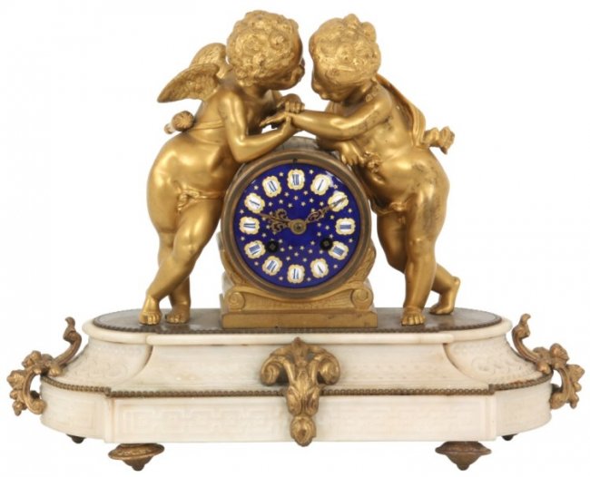Ball Black & Co. Bronze & Marble Figural Clock Price Guide