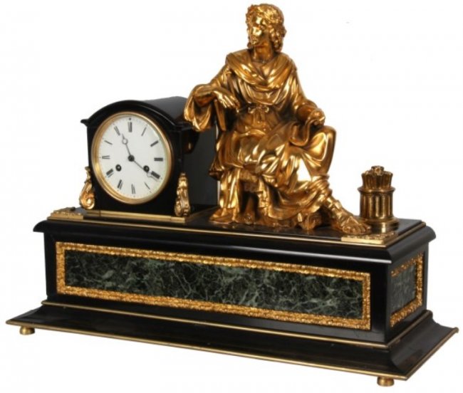 Ball Black & Co. Bronze & Marble Figural Clock Price Guide