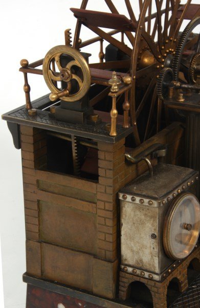 French Industrial Water Wheel Clock : Lot 112
