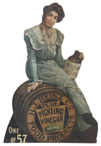 Heinz Vinegar Display Advertisement