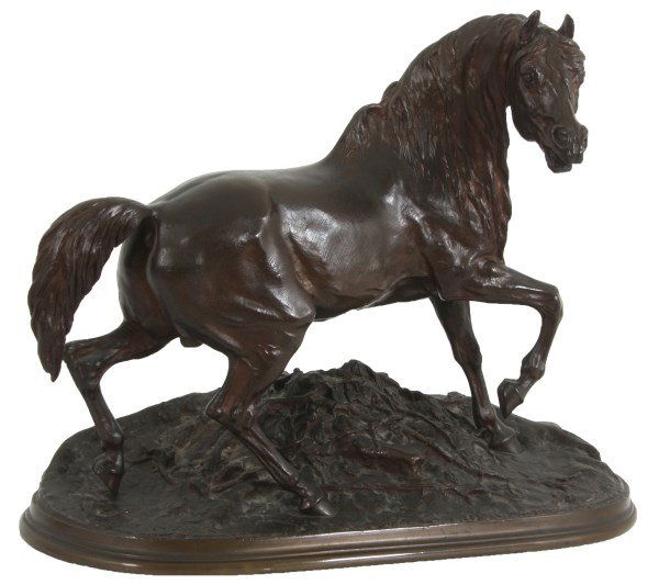 P.j. Mene Bronze Stallion Sculpture