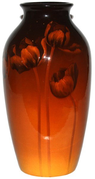 Lg. Louwelsa Weller Pottery Poppy Vase - May 21, 2016 | Fontaine's ...