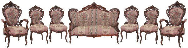 7 Pcs. Meeks Stanton Hall Parlor Set - May 21, 2016 | Fontaine's ...