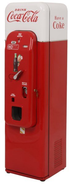 Vmc Model 44 Coca Cola Cooler & Vending Machine