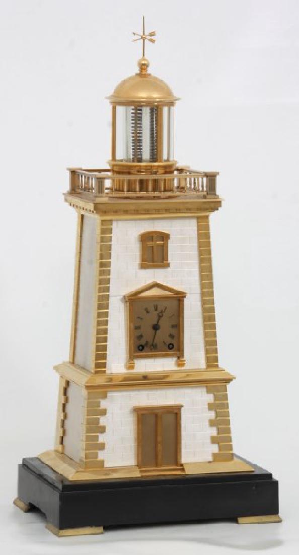 Guilmet Lighthouse Torsion Pendulum Clock