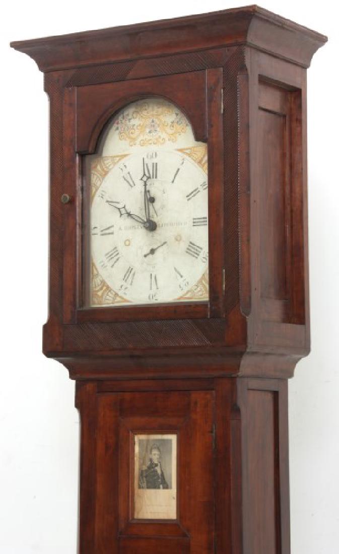A. Hopkins Wooden Works Tall Case Clock