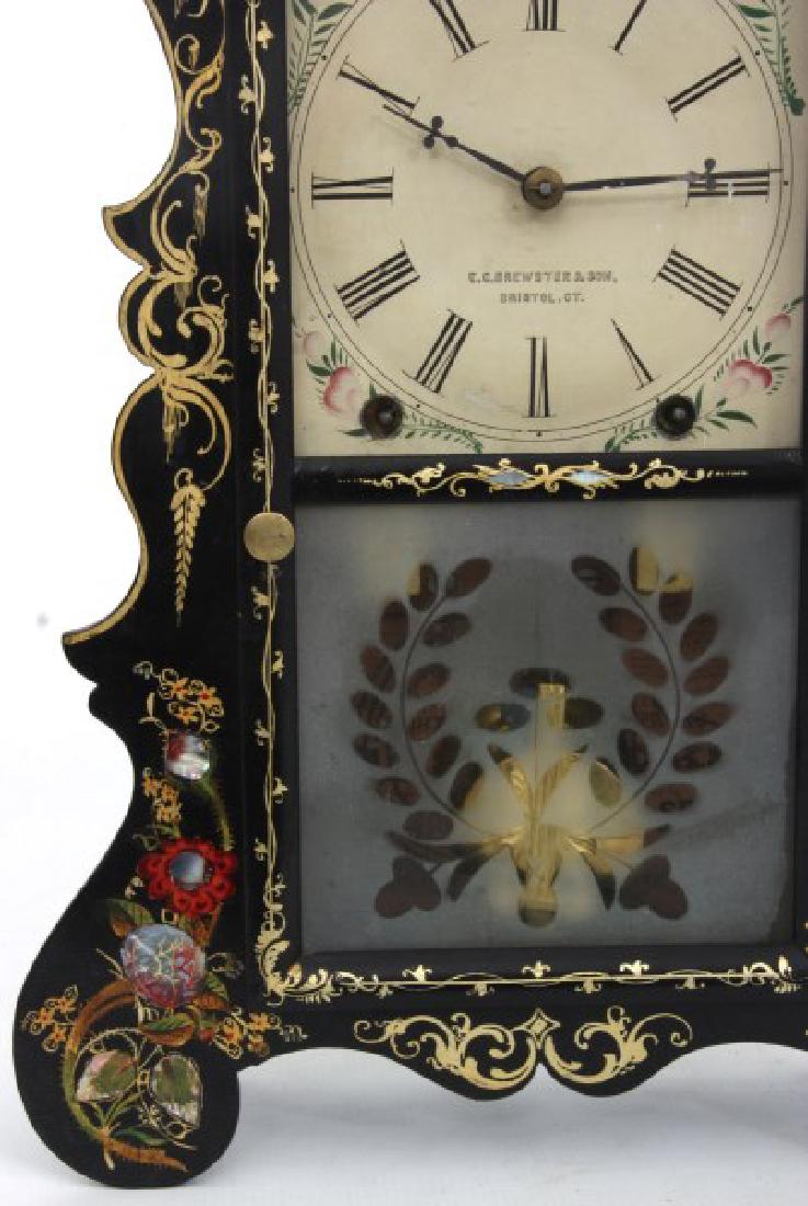 E.C. Brewster Black Lacquer Mantle Clock - Mar 25, 2017 | Fontaine's ...