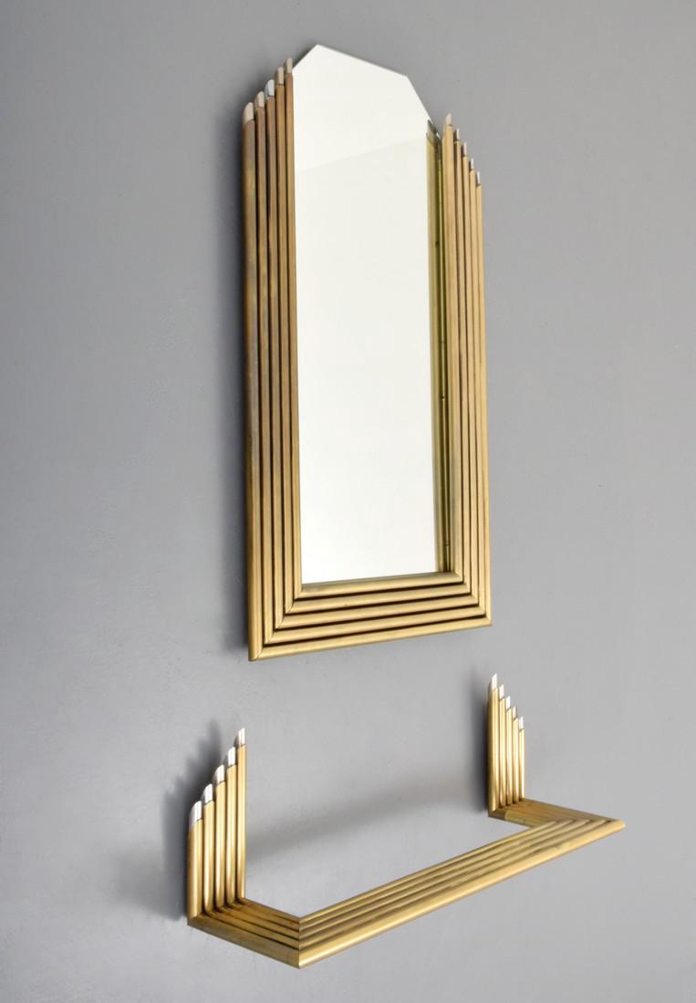Curtis Jere Mirror & Shelf