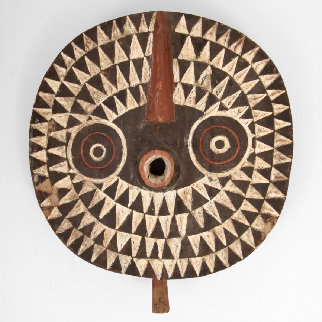 Large African Sun Mask, Eket Tribe, Nigeria
