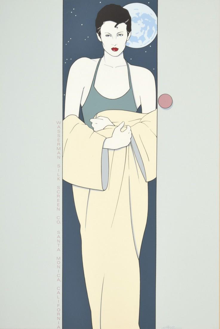 Patrick Nagel "wasserman Silkscreen Co." Print