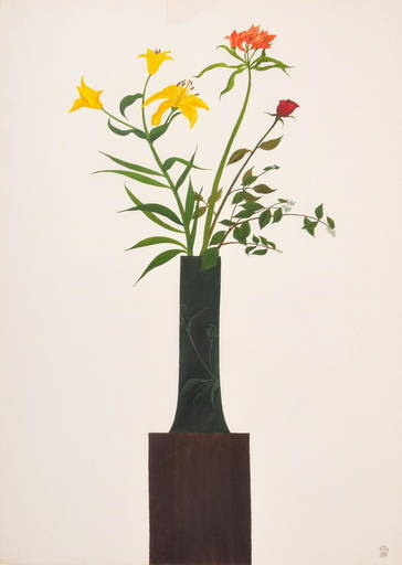 Large Ed Baynard Watercolor Painting, 60"H - Dec 03, 2022 | Palm Beach ...