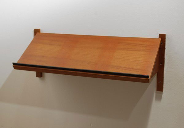 Danish Modern Wall Mounted Book Holder