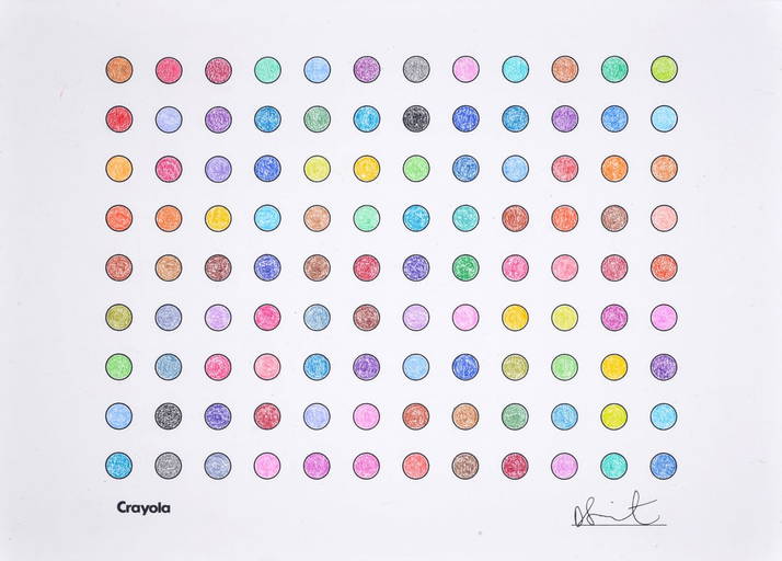 Imbue Color Your Own Damien Hirst Print (homage)
