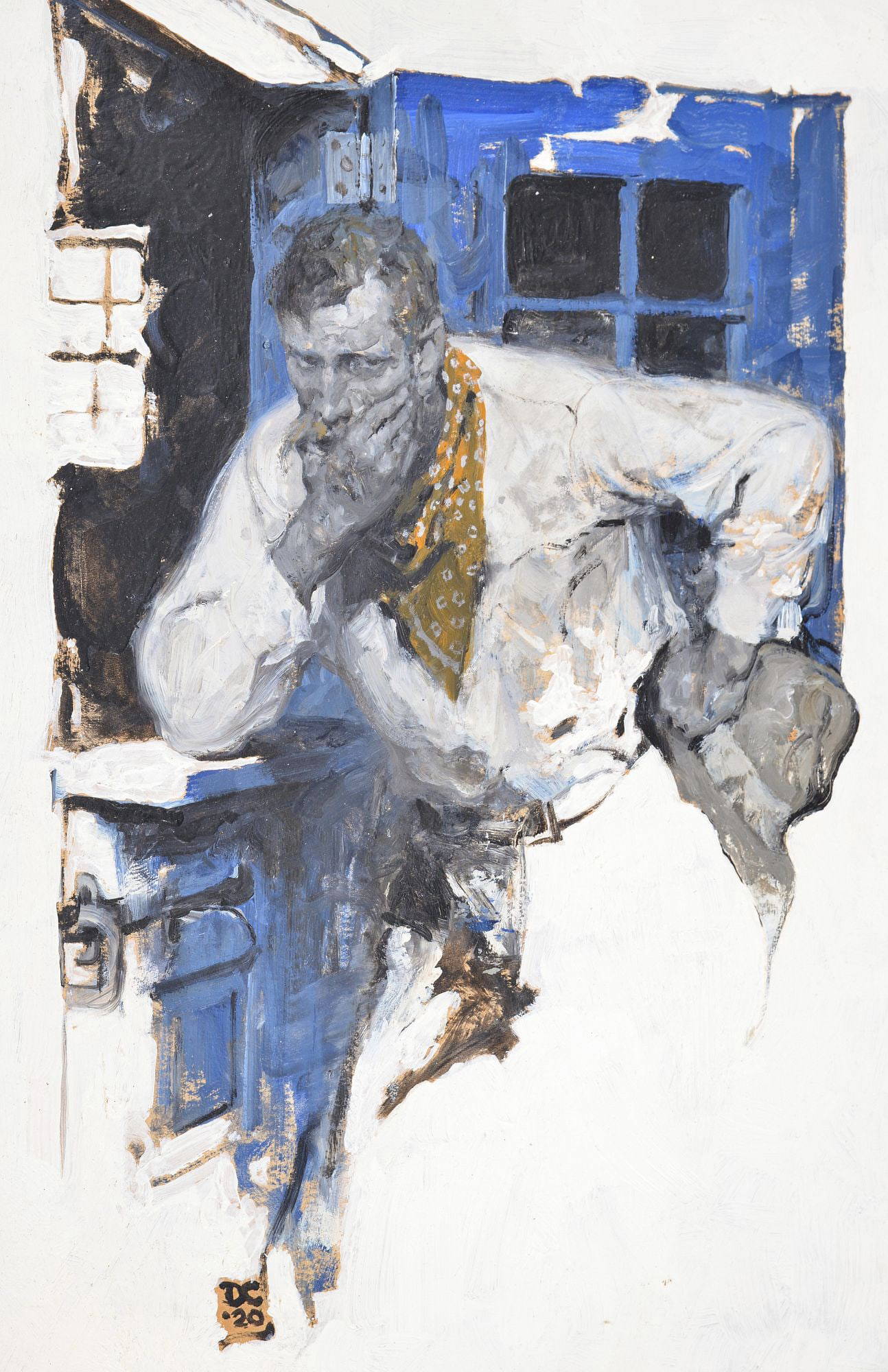 Dean Cornwell Cowboy Painting Auction